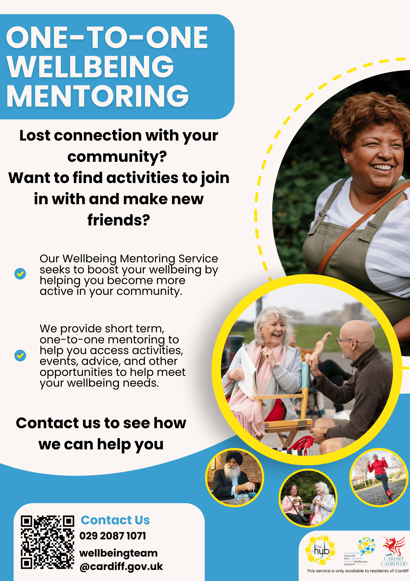 ONE-TO-ONE WELLBEING MENTORING | Brynderwen & Minster Surgeries
